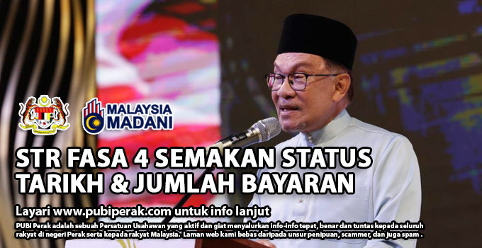 Str Fasa 4 Semakan Status Tarikh & Jumlah Bayaran | Info